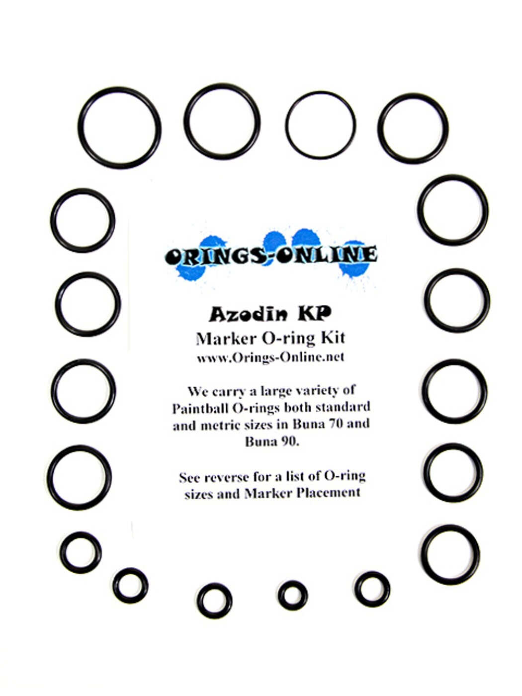 Azodin KP Marker O-ring Kit [azodin_kp] - $7.25 : Orings-Online, Your ...