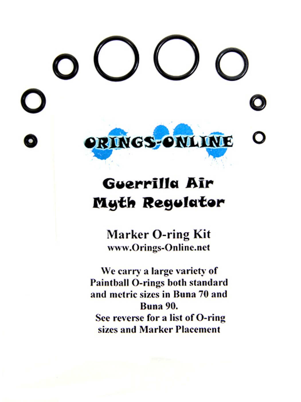 Ninja Regulator O-ring Kit [ninja_reg] - $5.95 : Orings-Online, Your ...