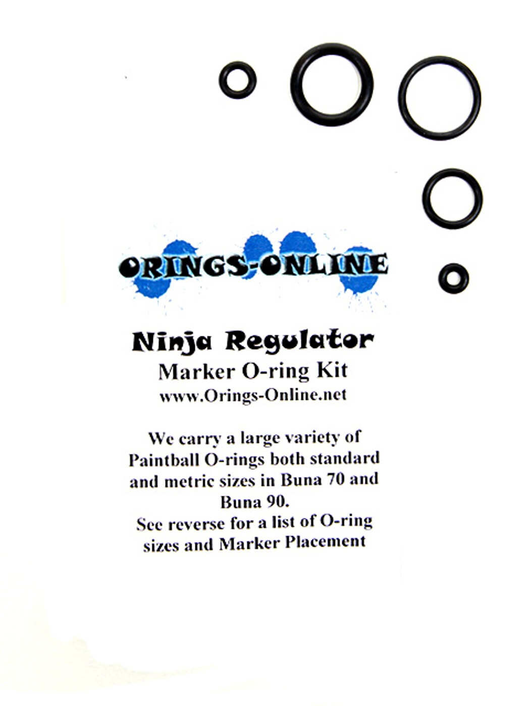 Ninja Regulator O-ring Kit [ninja_reg] - $5.95 : Orings-Online, Your ...
